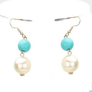 iFashionBox | Jewelry | Multi Layered Turquoise Cream Pearl Necklace ...